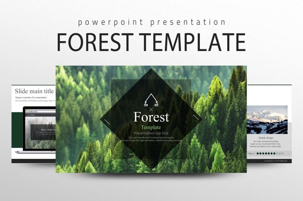 Forest Powerpoint Presentation Template – MasterBundles