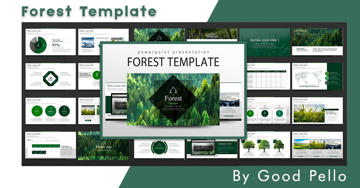 Forest Powerpoint Presentation Template – MasterBundles