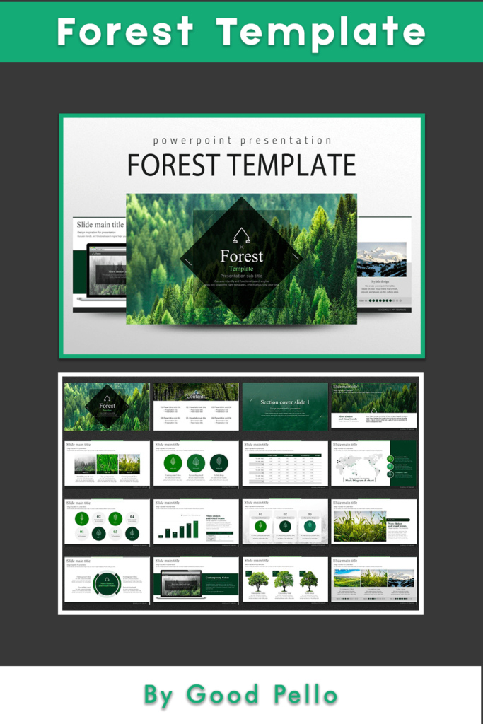Forest Powerpoint Presentation Template – MasterBundles