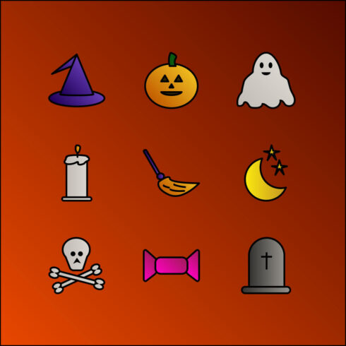 Free Halloween Icons – MasterBundles