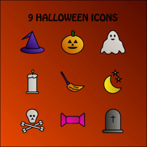 Free Halloween Icons – MasterBundles