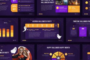 Halloween Party Powerpoint Template – MasterBundles