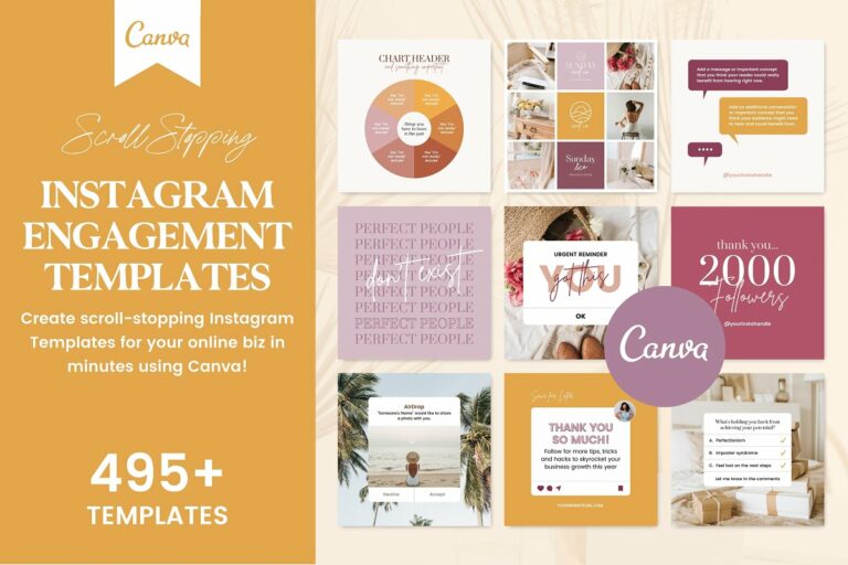 Instagram Creator for Coaches Canva – MasterBundles