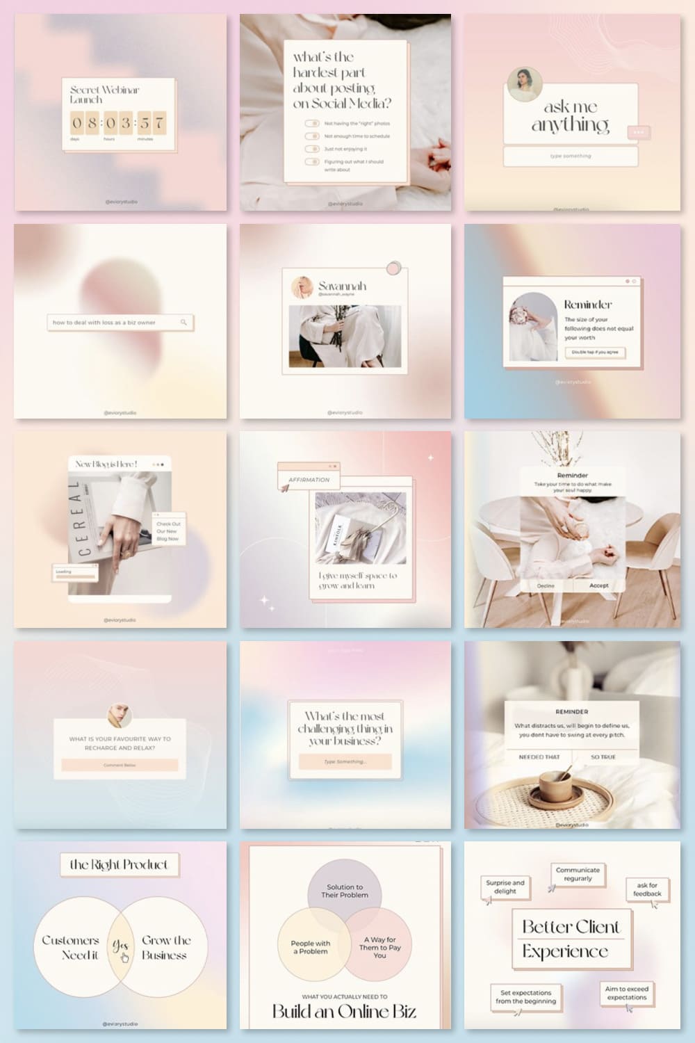 Instagram Gradient Coach | CANVA PS – MasterBundles