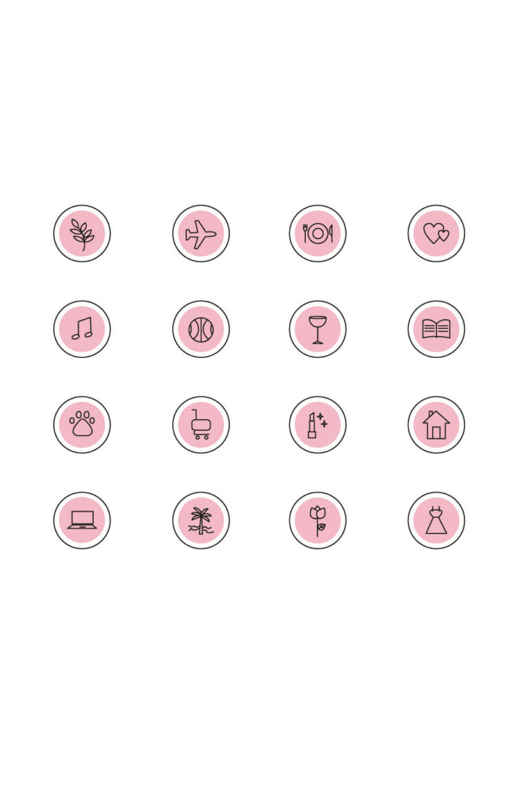 Free Instagram Highlight Icons – MasterBundles