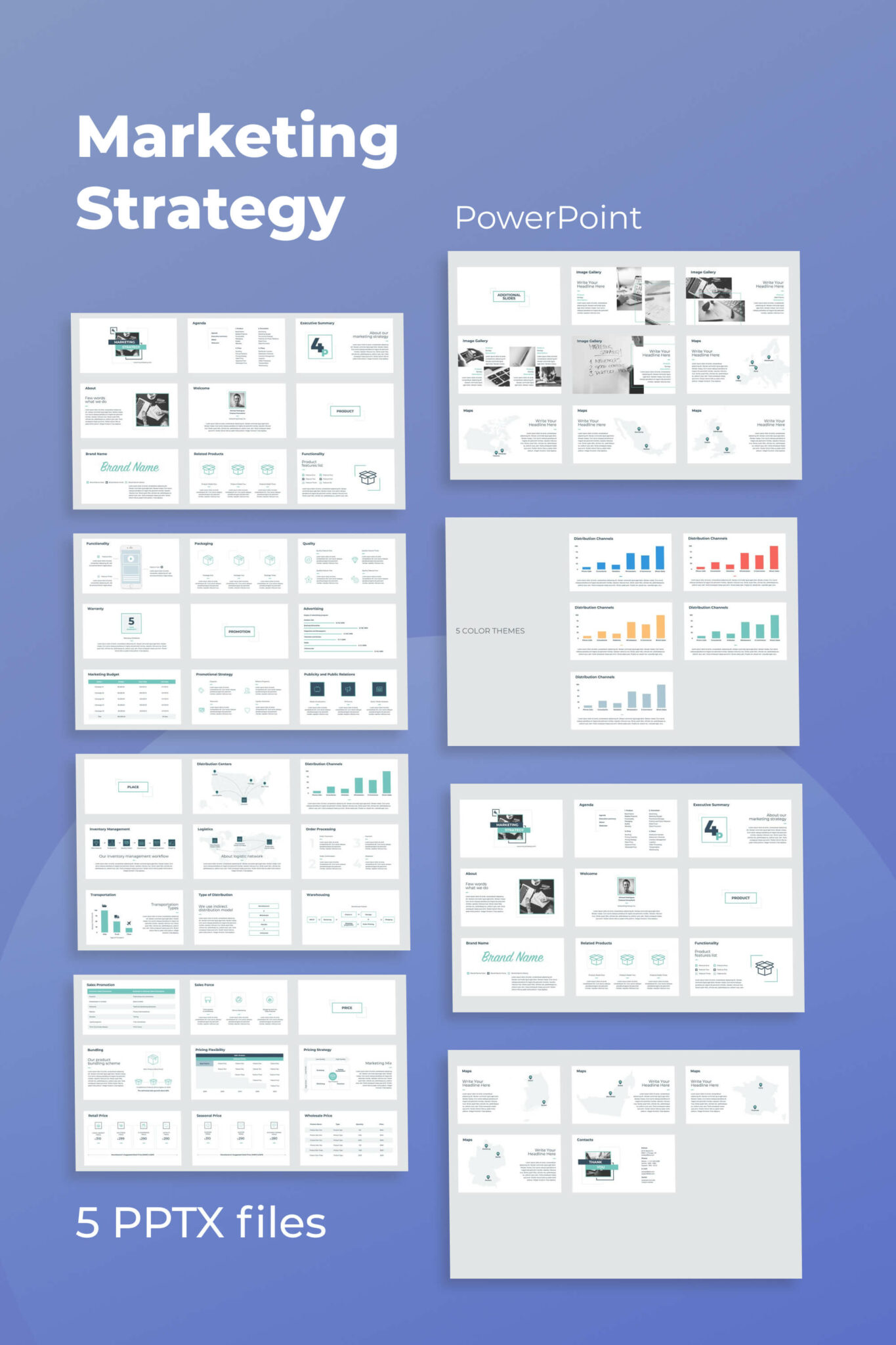Marketing Strategy PowerPoint – MasterBundles