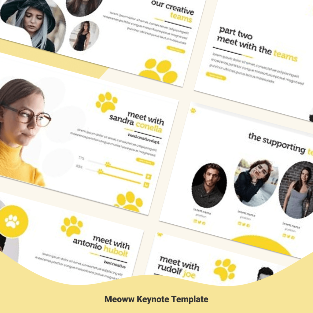 Meoww PowerPoint Template – MasterBundles