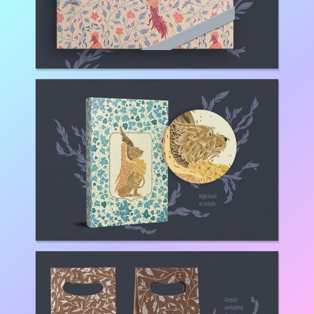 Mythical Animals Patterns – MasterBundles