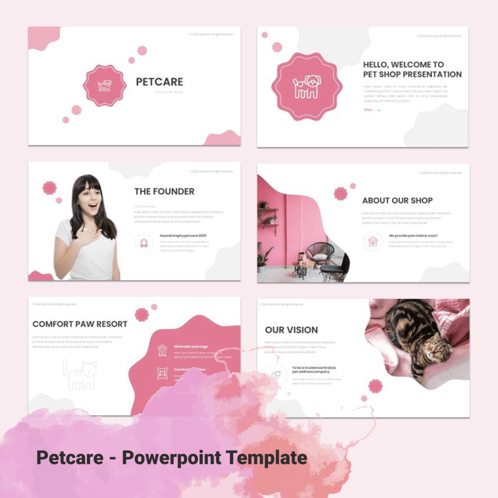 Petcare - Powerpoint Template – MasterBundles