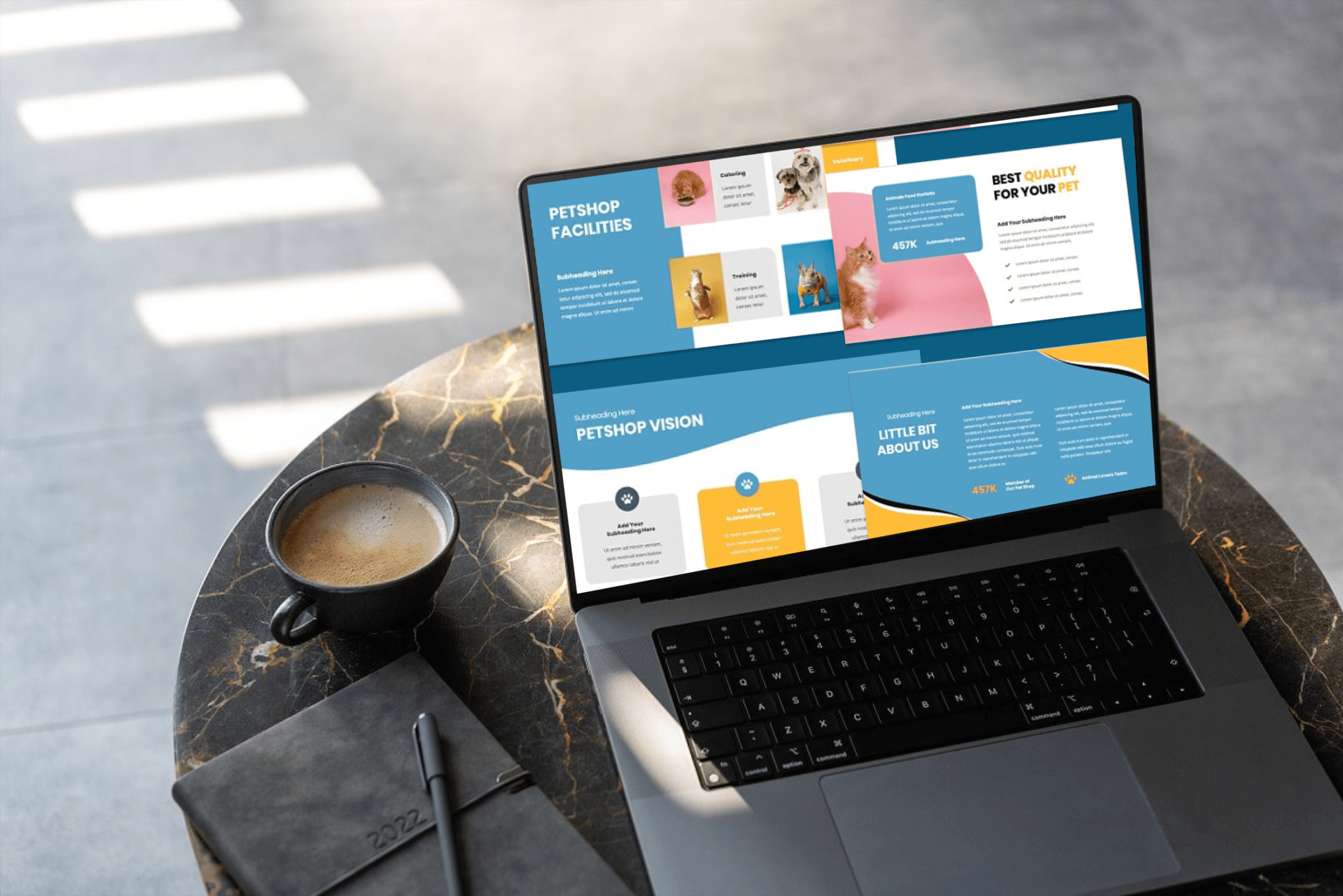 Petshop Google Slide Template – MasterBundles