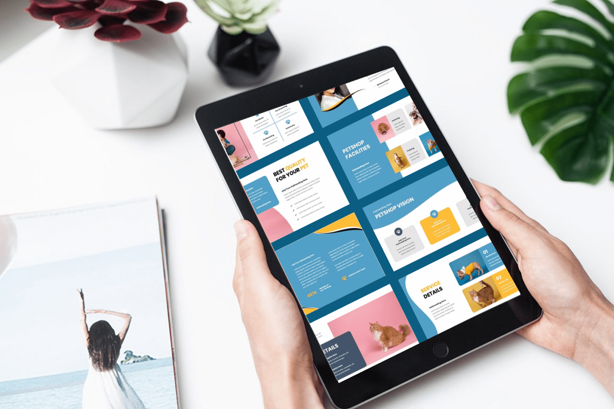 Petshop Google Slide Template – MasterBundles