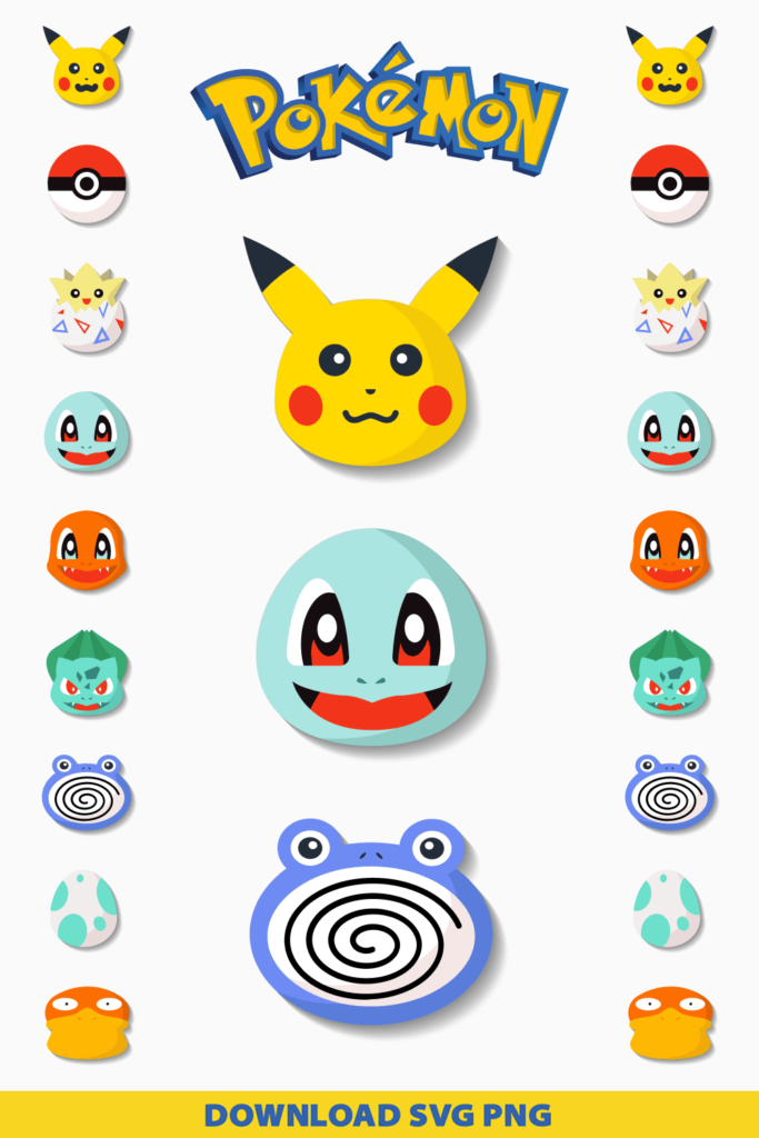 Pokemon SVG Bundle – MasterBundles