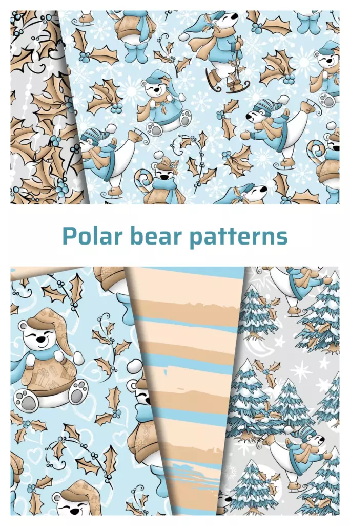 Polar Bear Patterns – MasterBundles