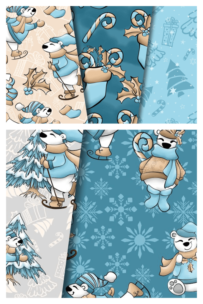 Polar Bear Patterns – MasterBundles