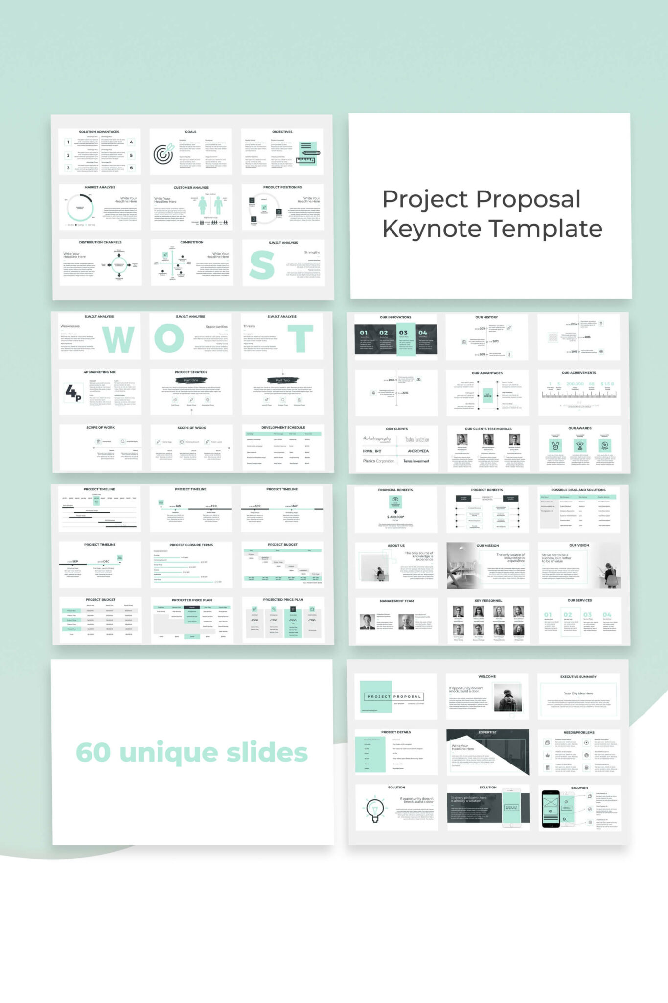 Project Proposal Keynote Template | Master Bundles
