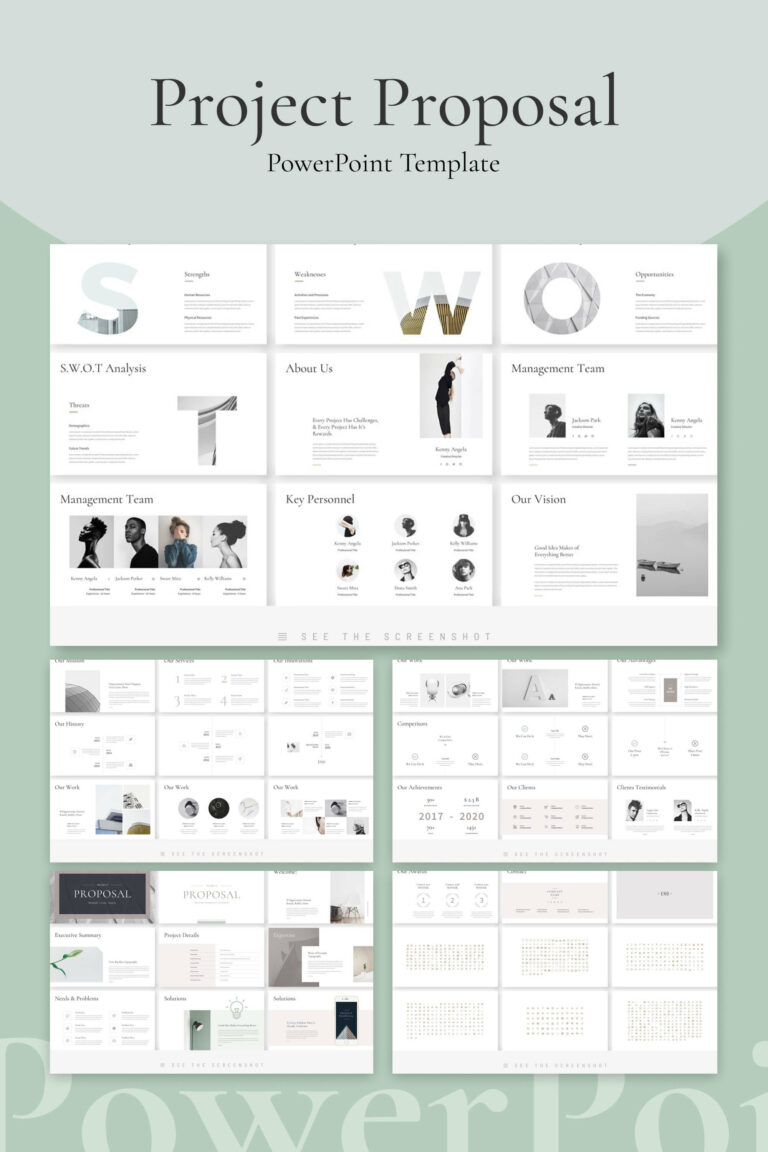 Project Proposal PowerPoint Template – MasterBundles