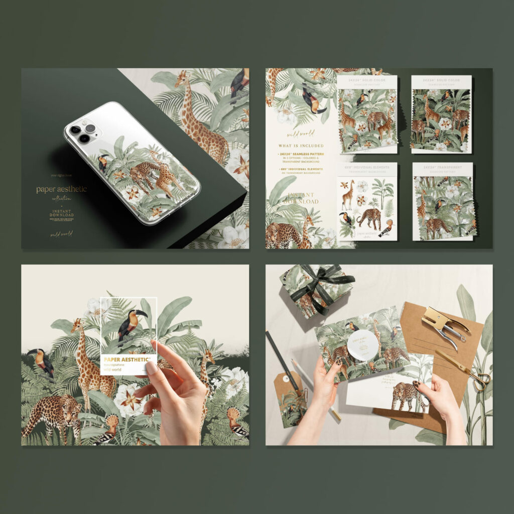 Safari Jungle Paper Pack – MasterBundles