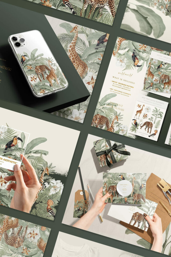 Safari Jungle Paper Pack – MasterBundles