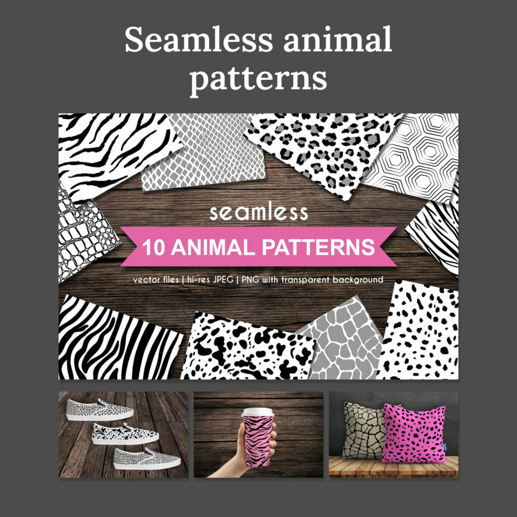 Seamless Animal Patterns – MasterBundles