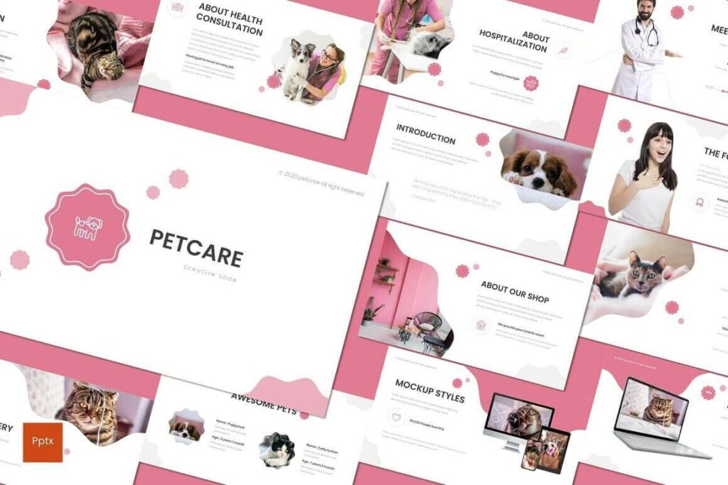 Petcare - Powerpoint Template – MasterBundles