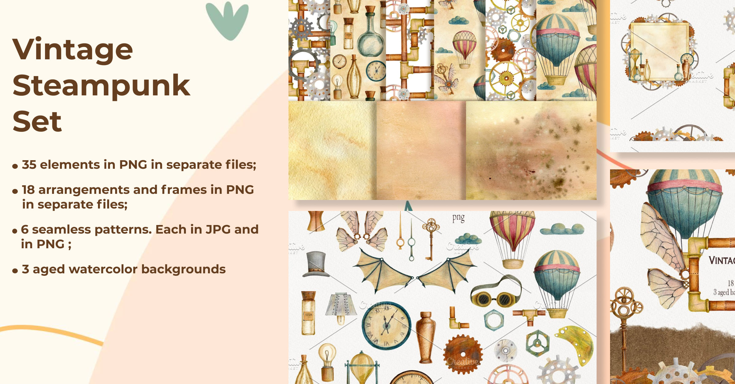 Vintage Steampunk Set – MasterBundles