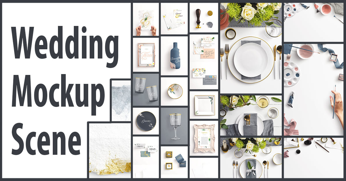 Wedding Mockup Scene Creator Bundle – MasterBundles