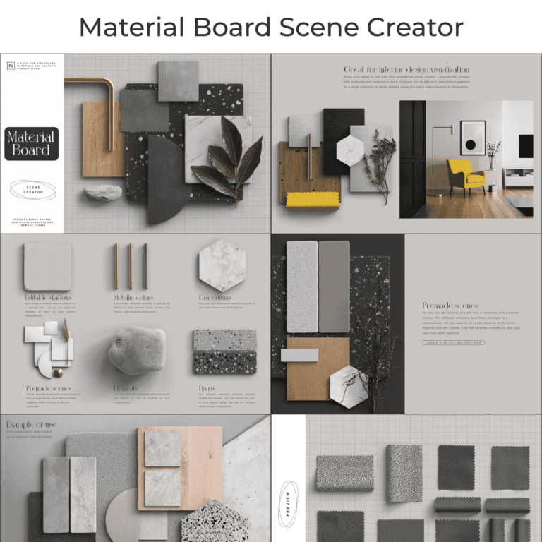 Material Board Scene Creator – MasterBundles