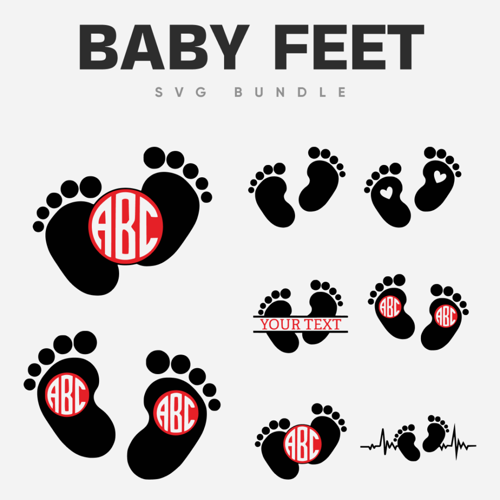 Baby Feet SVG Bundle – MasterBundles