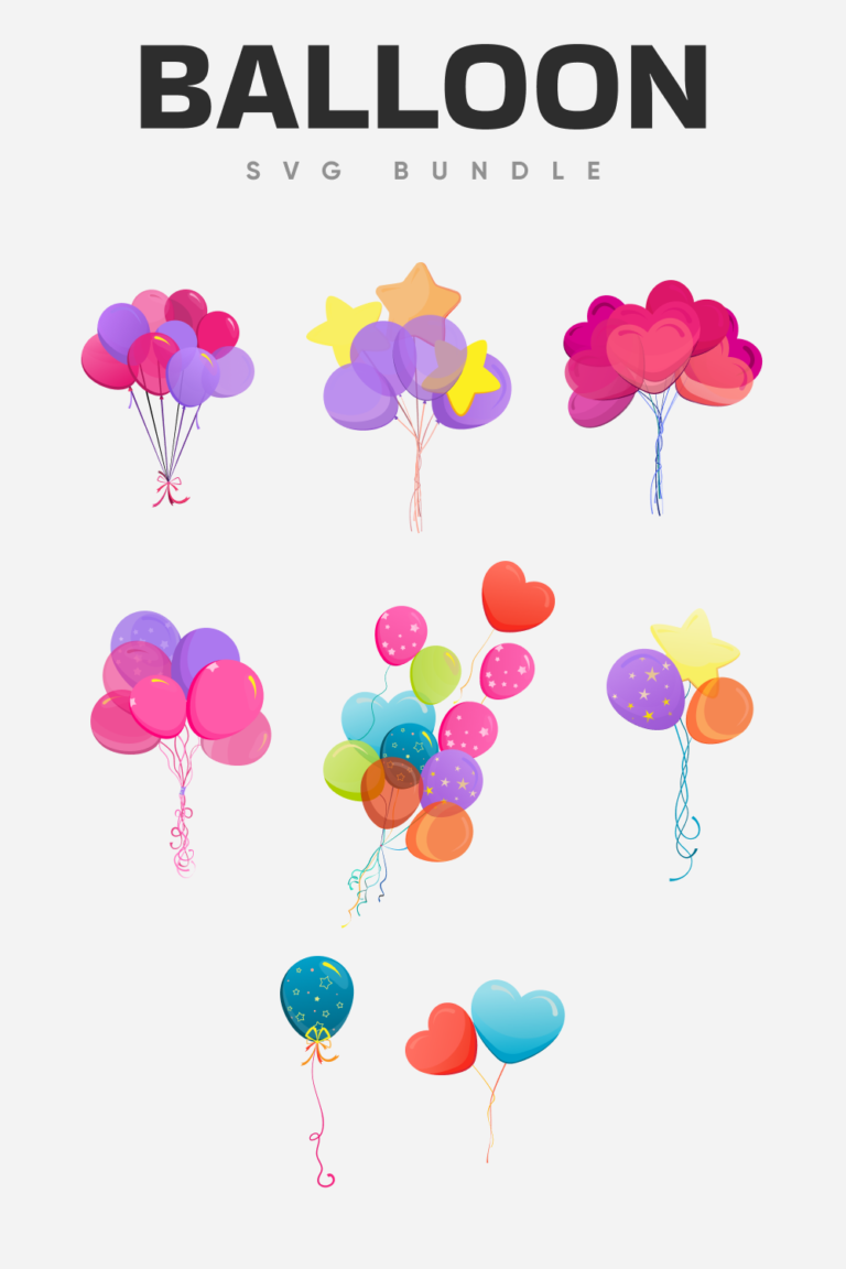 Balloon SVG Bundle | Master Bundles