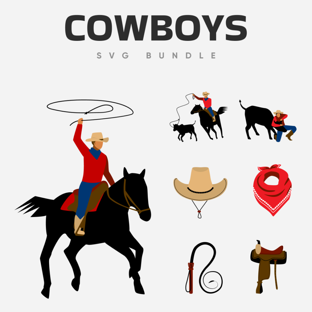 Cowboys SVG Bundle – MasterBundles