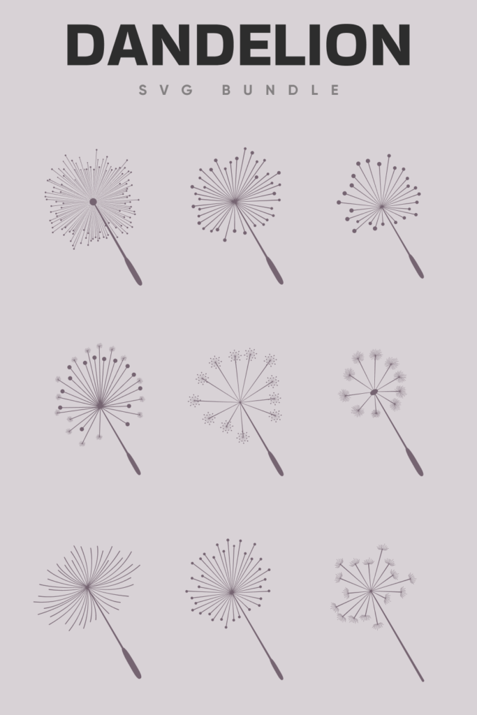 Dandelion SVG Bundle – MasterBundles