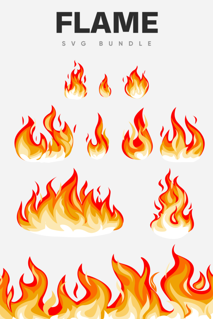 Flame SVG Bundle – MasterBundles
