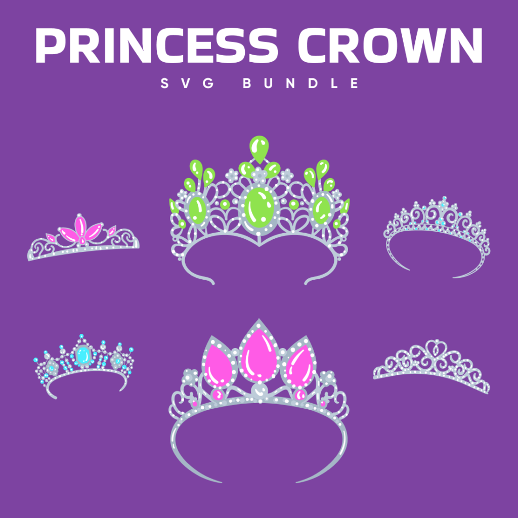 Princess Crown SVG Bundle – MasterBundles