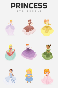 Princess SVG Bundle – MasterBundles