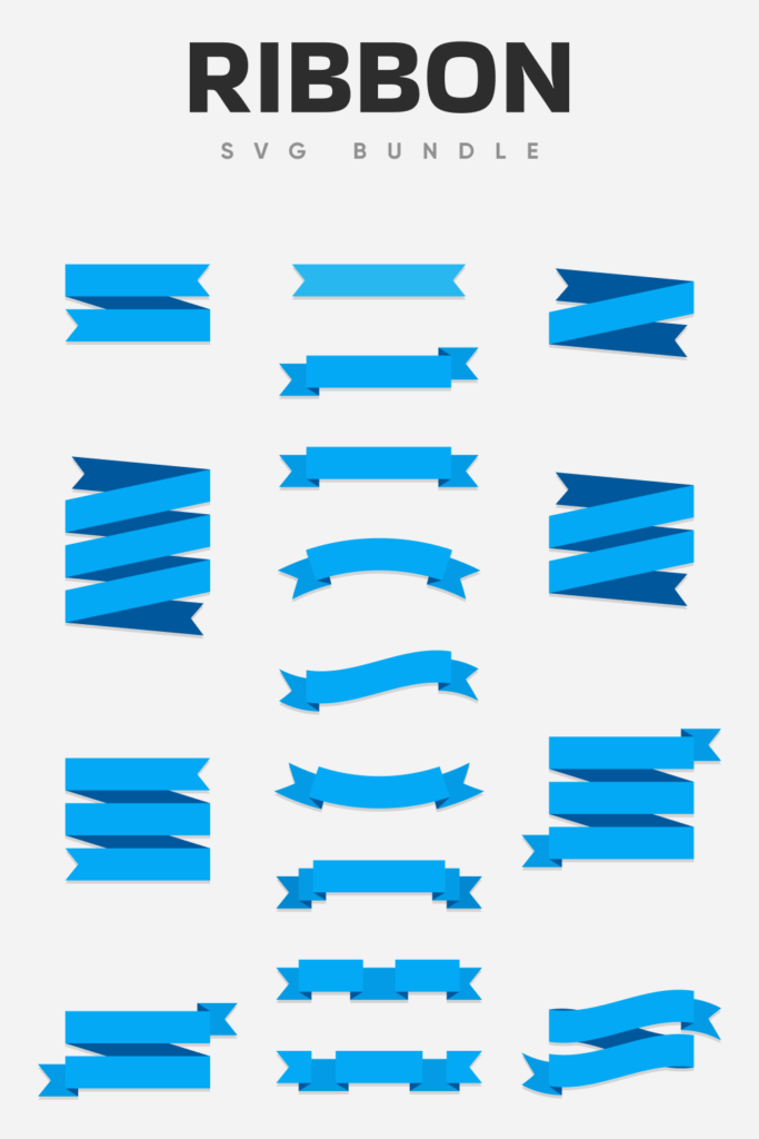 Ribbon SVG Bundle: 17 Files | Master Bundles