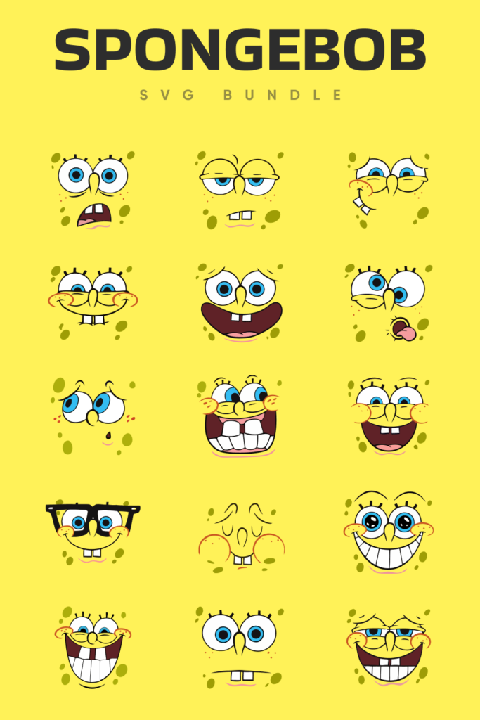 Spongebob SVG Bundle | Master Bundles