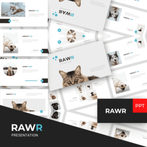 Cute Cat Powerpoint Template – MasterBundles