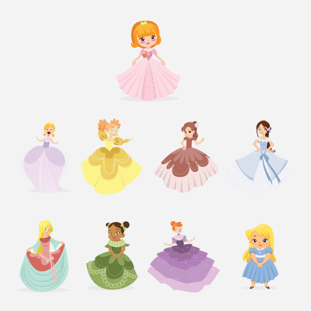 Princess SVG Bundle – MasterBundles