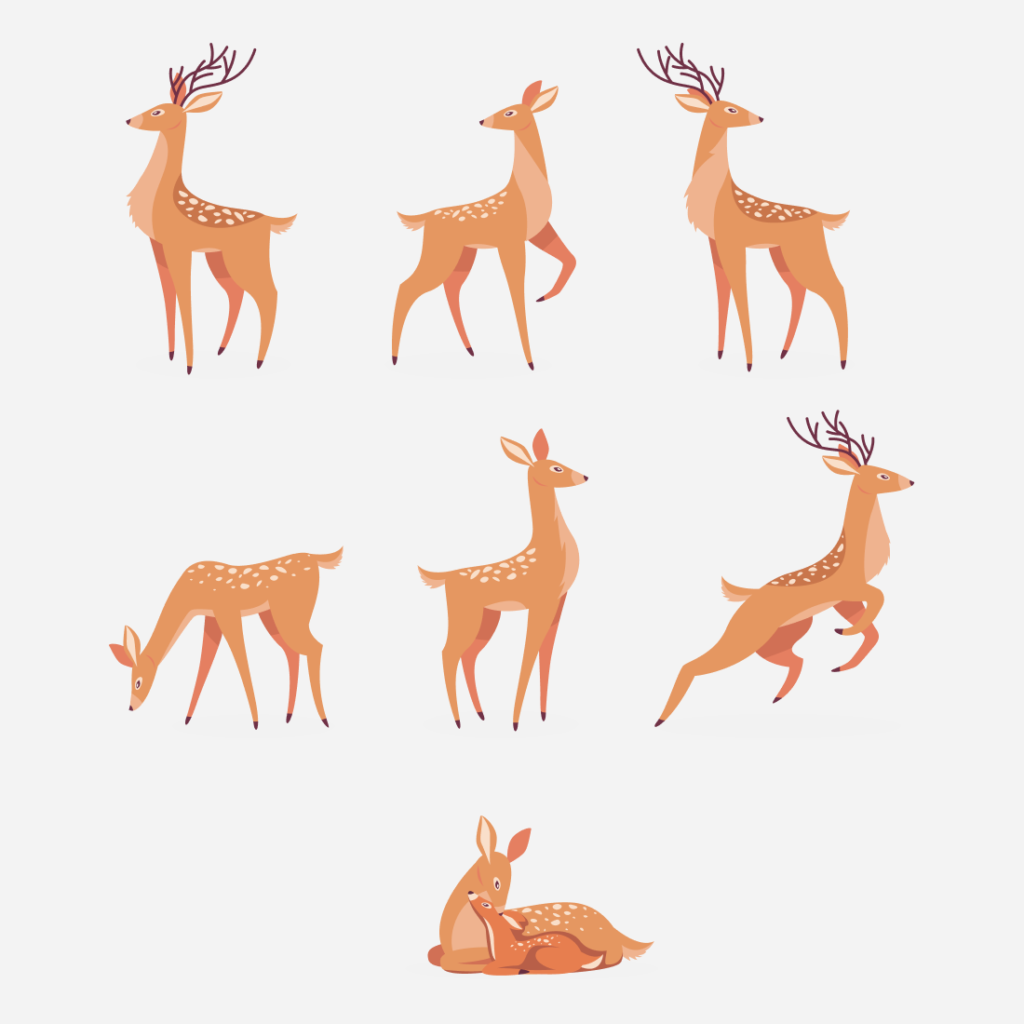 Reindeer SVG Bundle – MasterBundles