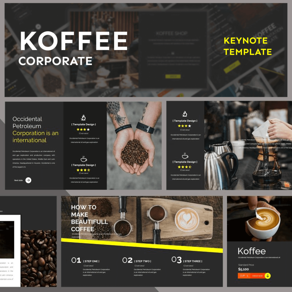 Koffee Corporate - Keynote Template – MasterBundles