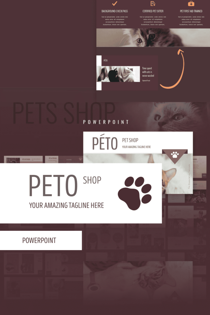 Peto - Pet Shop Powerpoint – MasterBundles