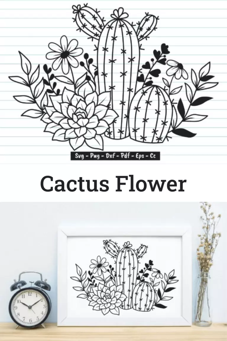 Cactus, Flower & Succulent SVG – MasterBundles