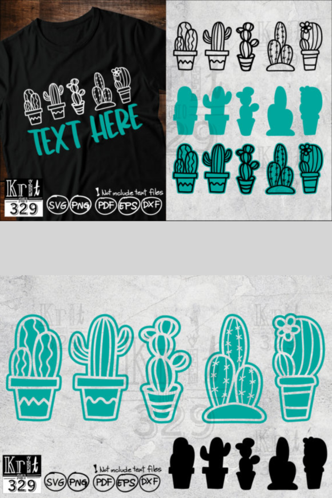 Cute Cactus SVG Bundle – MasterBundles
