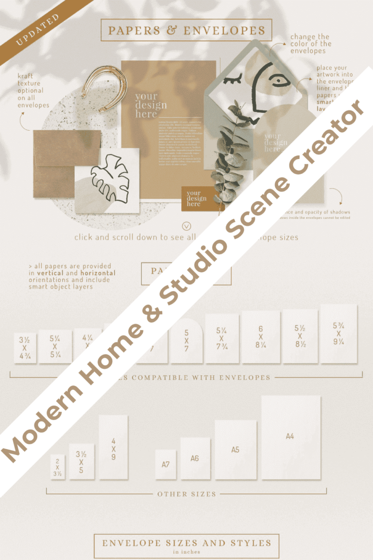 Modern Home & Studio Scene Creator – MasterBundles