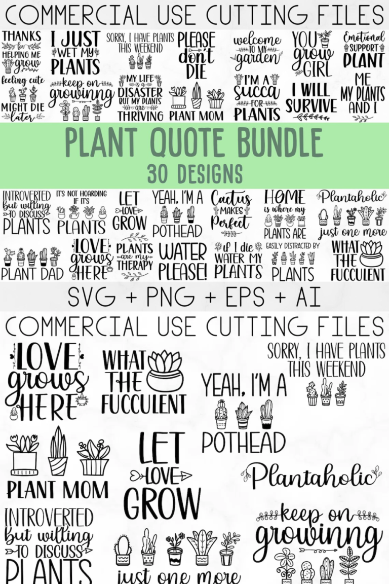 Plant Lover SVG Bundle – MasterBundles