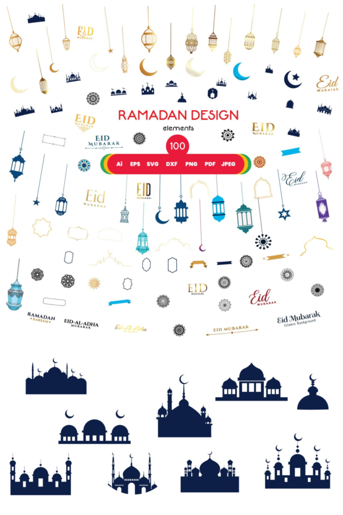 Ramadan SVG Bundle, Ramadan Illustration – MasterBundles