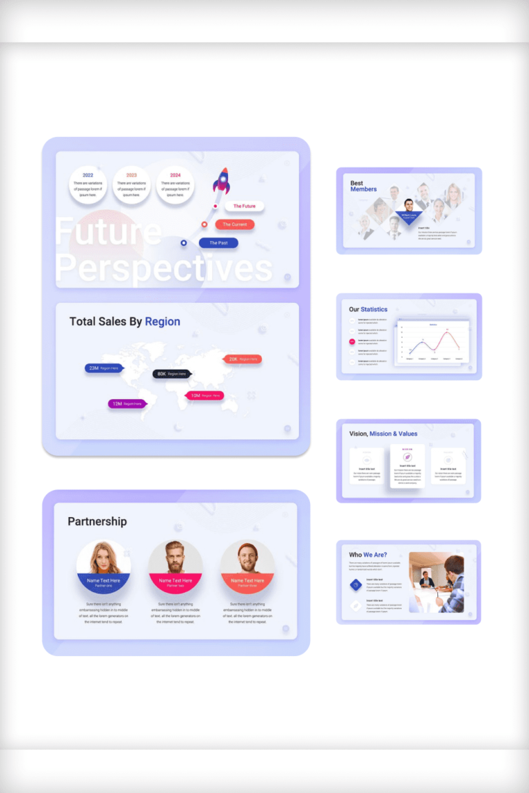Annual Report Google Slides Template – MasterBundles