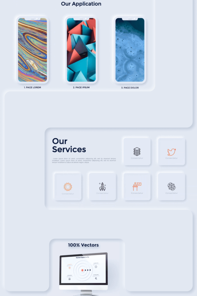 Minimal Neumorphism Template – MasterBundles
