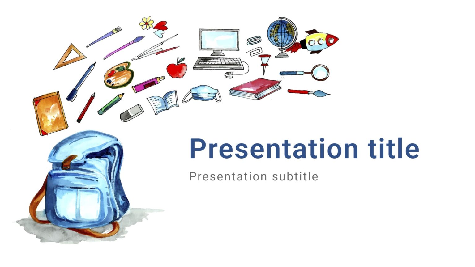 Free School Wallpaper Powerpoint Background – MasterBundles