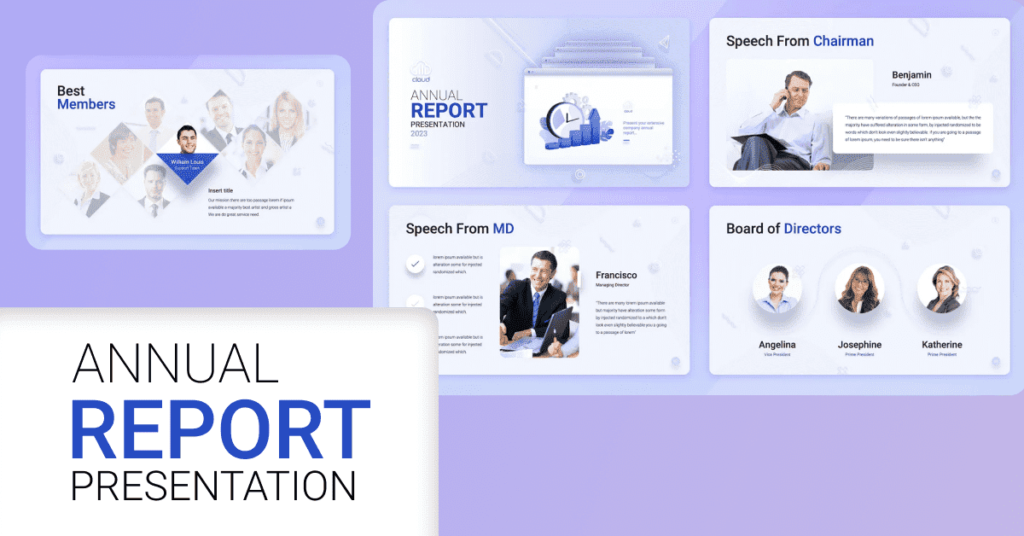 Annual Report Keynote Template – MasterBundles